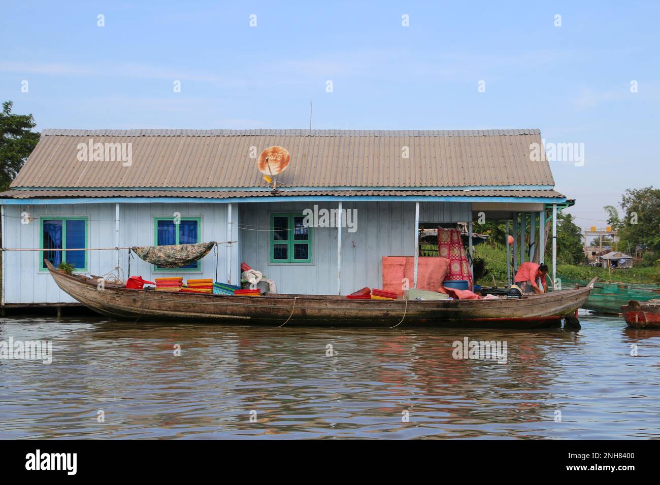 Chau Doc Floating Village, Fish Farm & Cham Minority Village Stock ...
