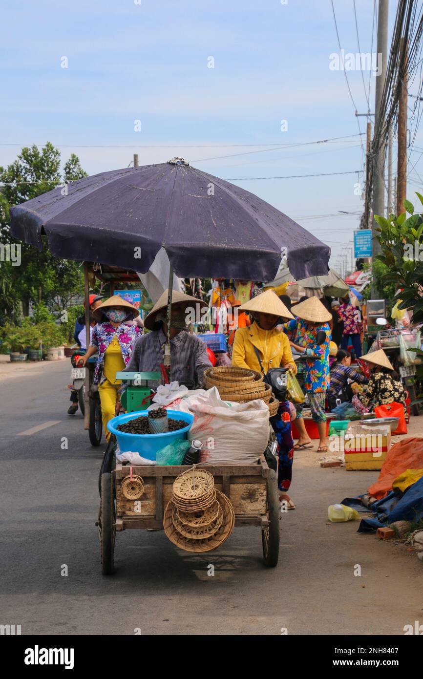Chau Doc Floating Village, Fish Farm & Cham Minority Village Stock ...
