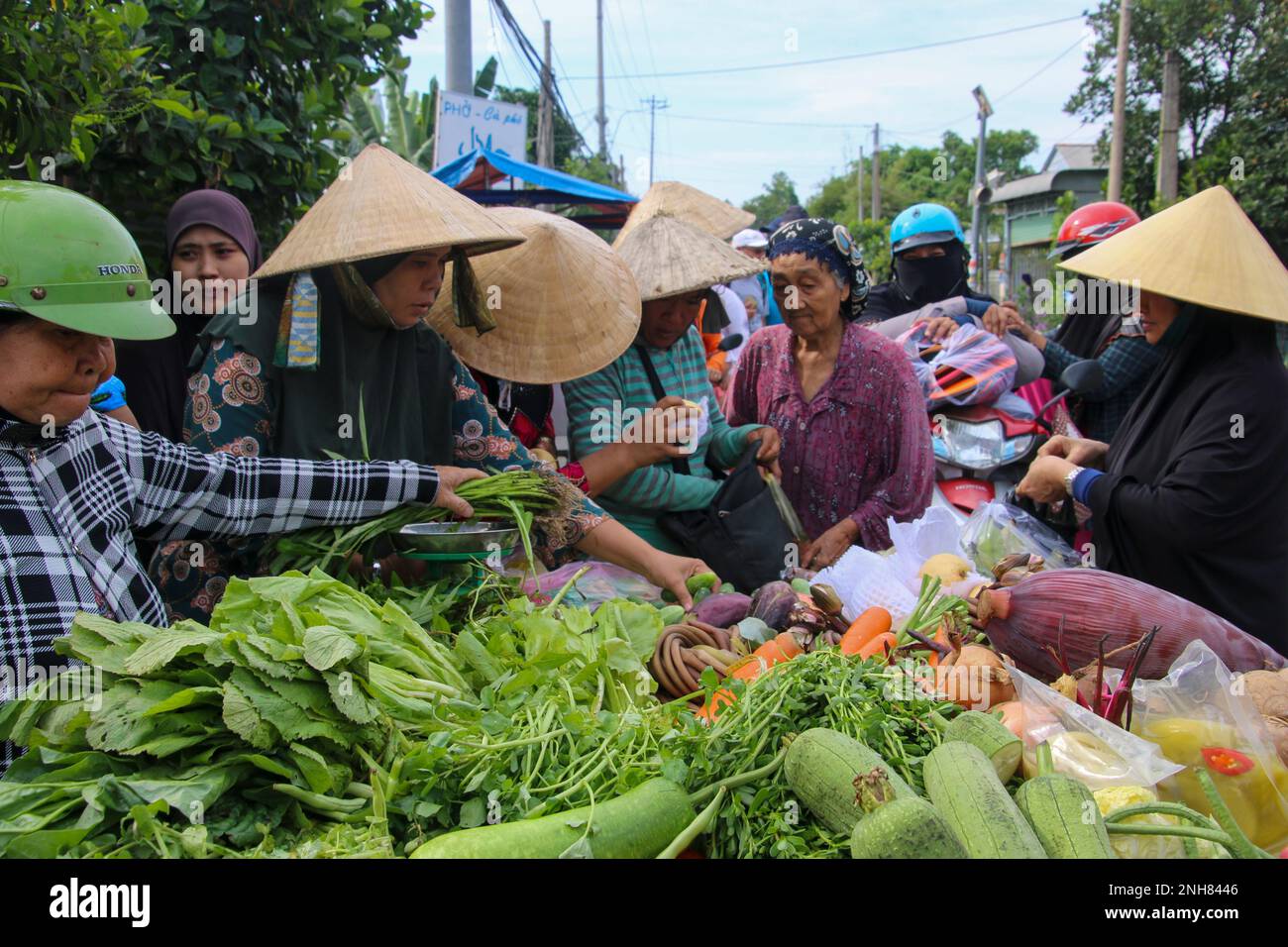 Chau Doc Floating Village, Fish Farm & Cham Minority Village Stock ...