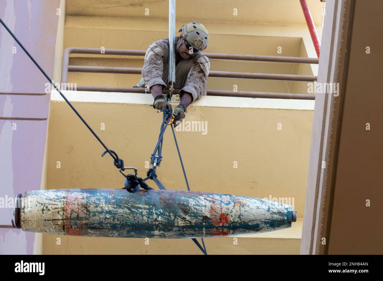 Explosive ordnance disposal mobile unit eodmu six hi-res stock ...
