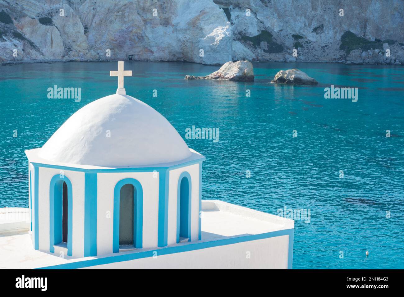 Firpotamos beach milos hi-res stock photography and images - Alamy