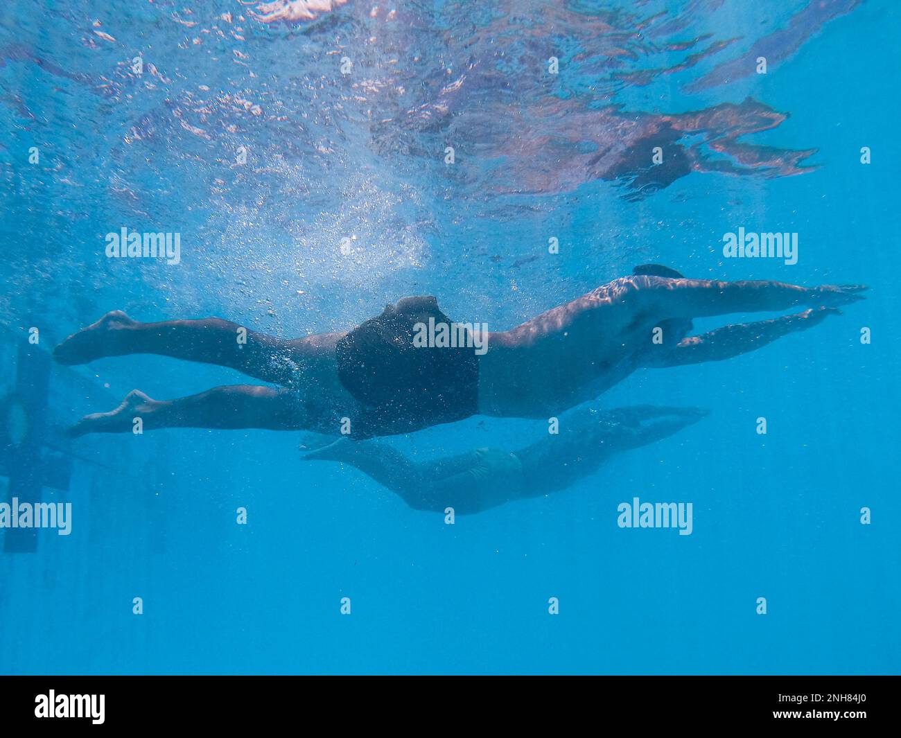 U.S. Marines participating in the Water Survival Advanced course ...