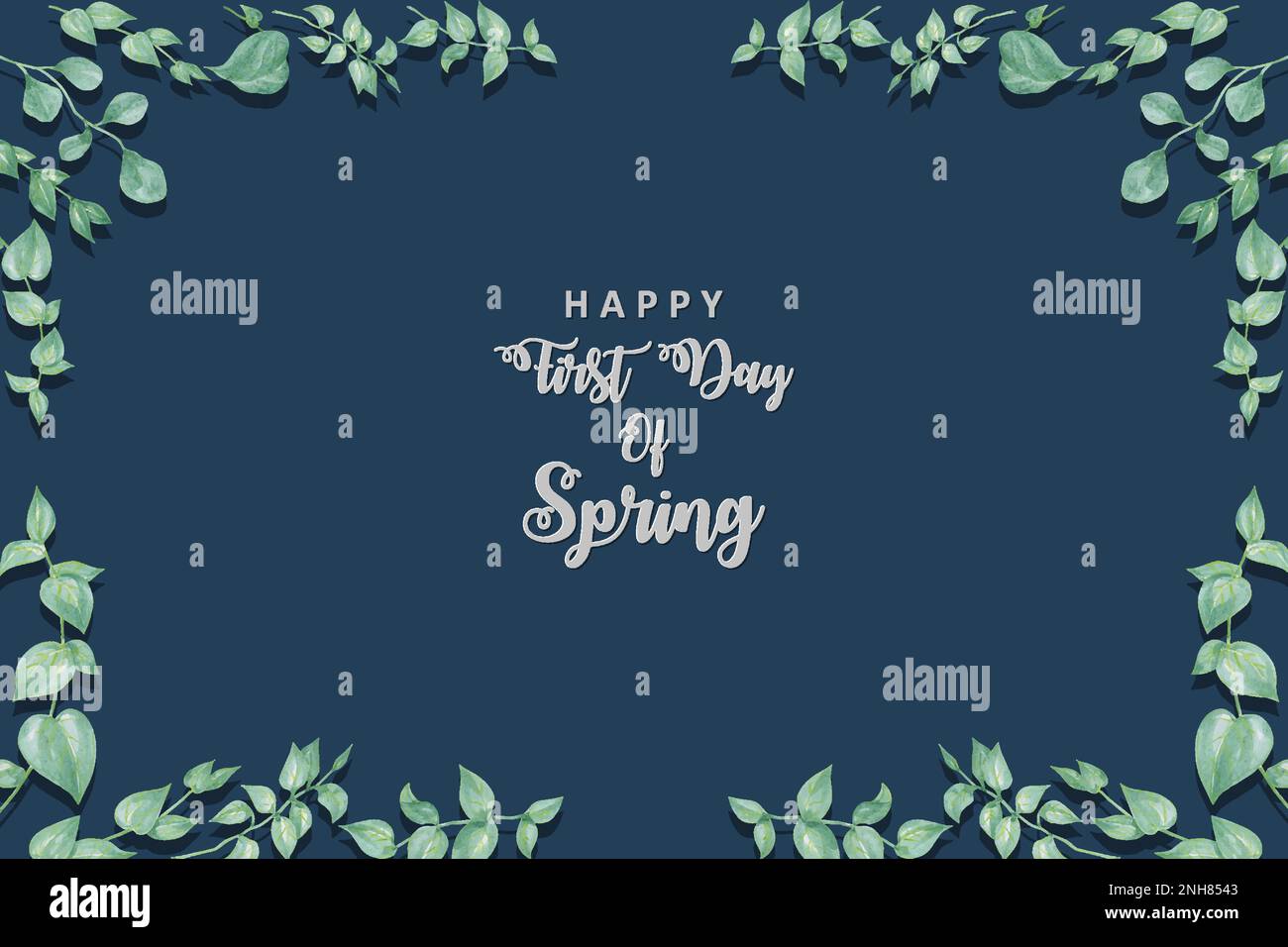 First day of summer, is june, modern watercolor vector illustration ...