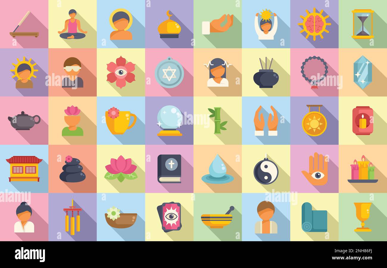 Spiritual practices Stock Vector Images - Alamy
