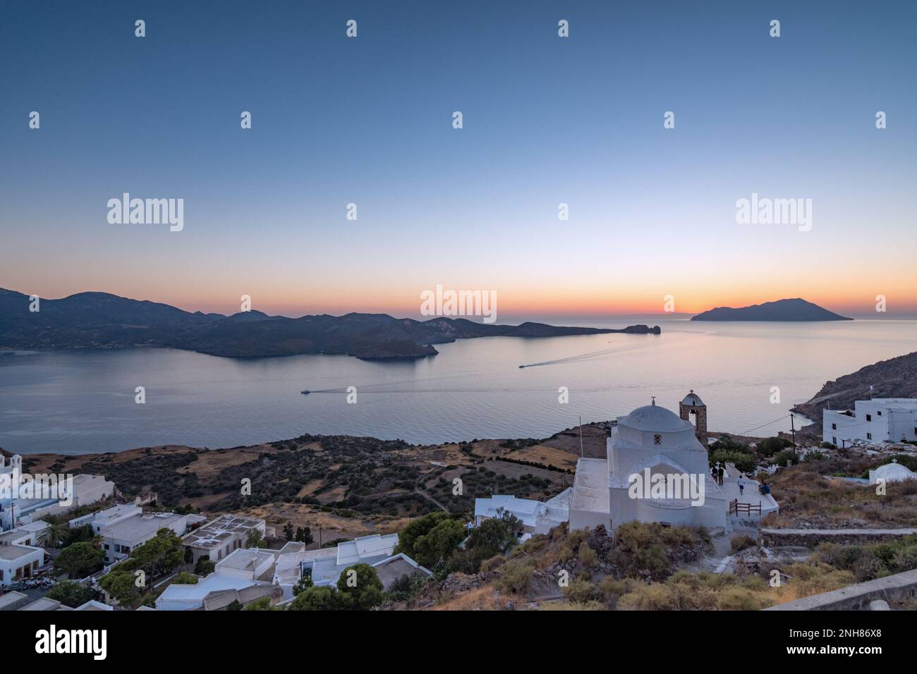 Milos castle view hi-res stock photography and images - Alamy