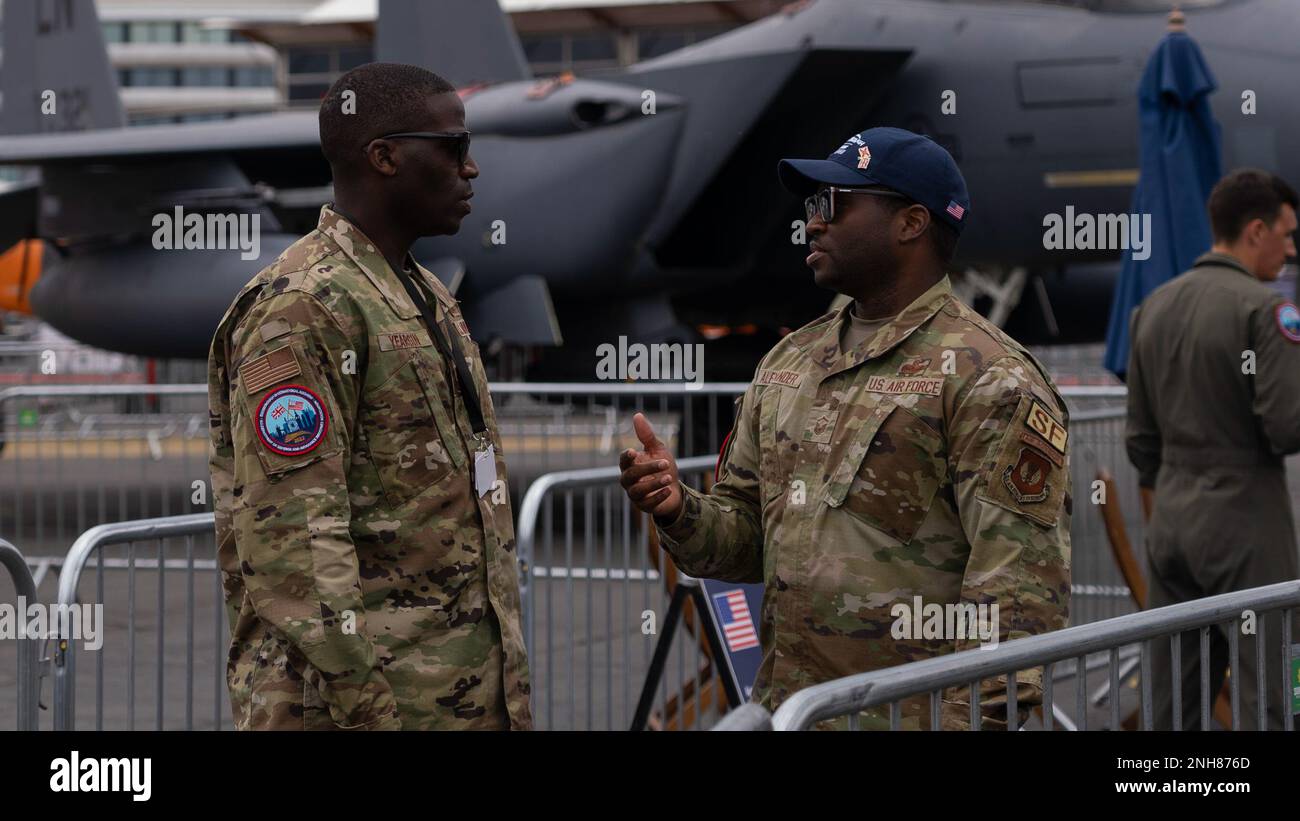 U.S. Air Force Senior Master Sgt. Tyrone Yeargin, the superintendent of ...