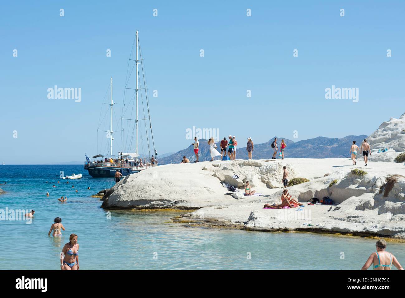 Beaches at milos hi-res stock photography and images - Alamy