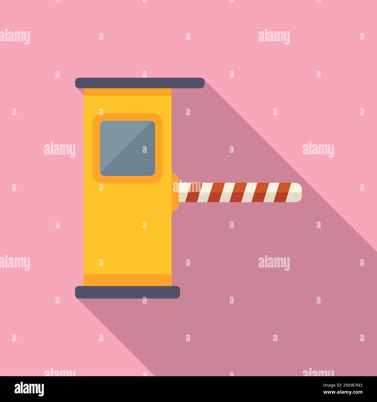 Automatic barrier booth car hi-res stock photography and images - Alamy