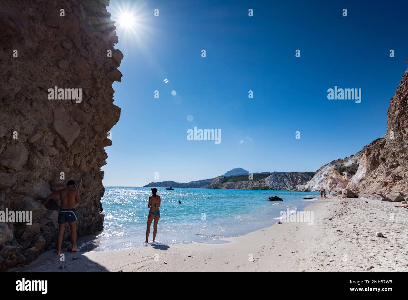 Milos island beaches hi-res stock photography and images - Alamy