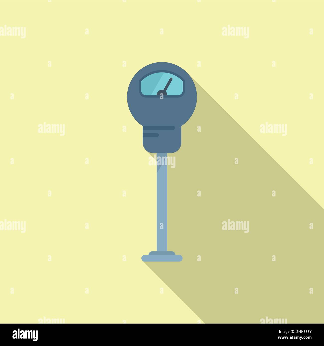 Security park zone icon flat vector. Car parking. Transport place Stock ...