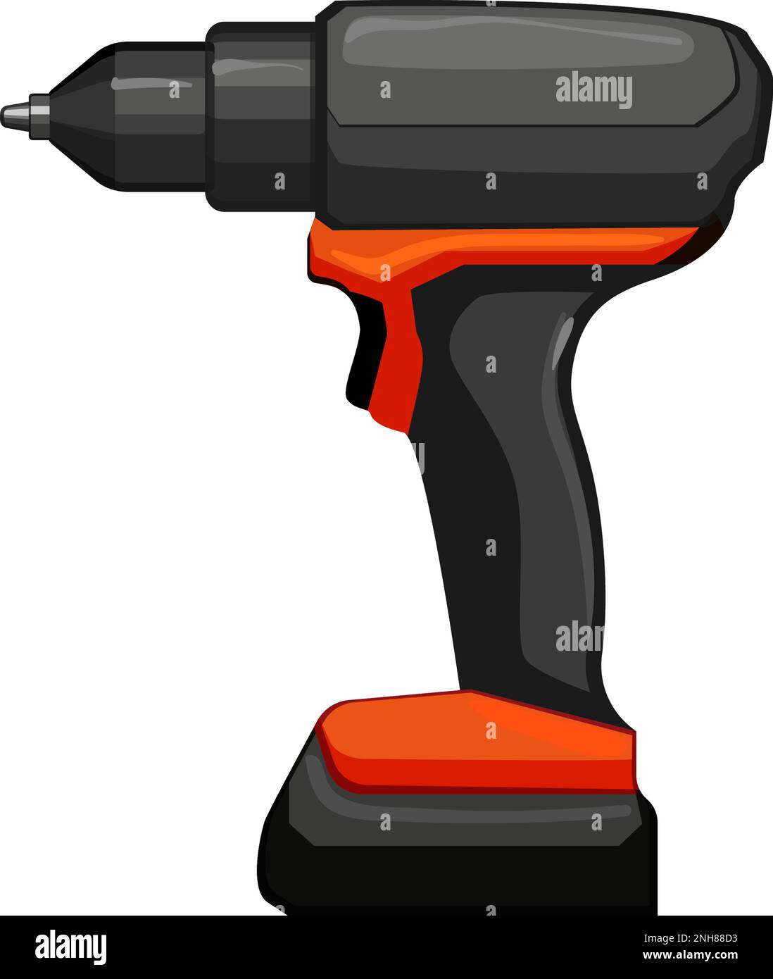 instrument drill cartoon vector illustration sign color Stock Vector ...