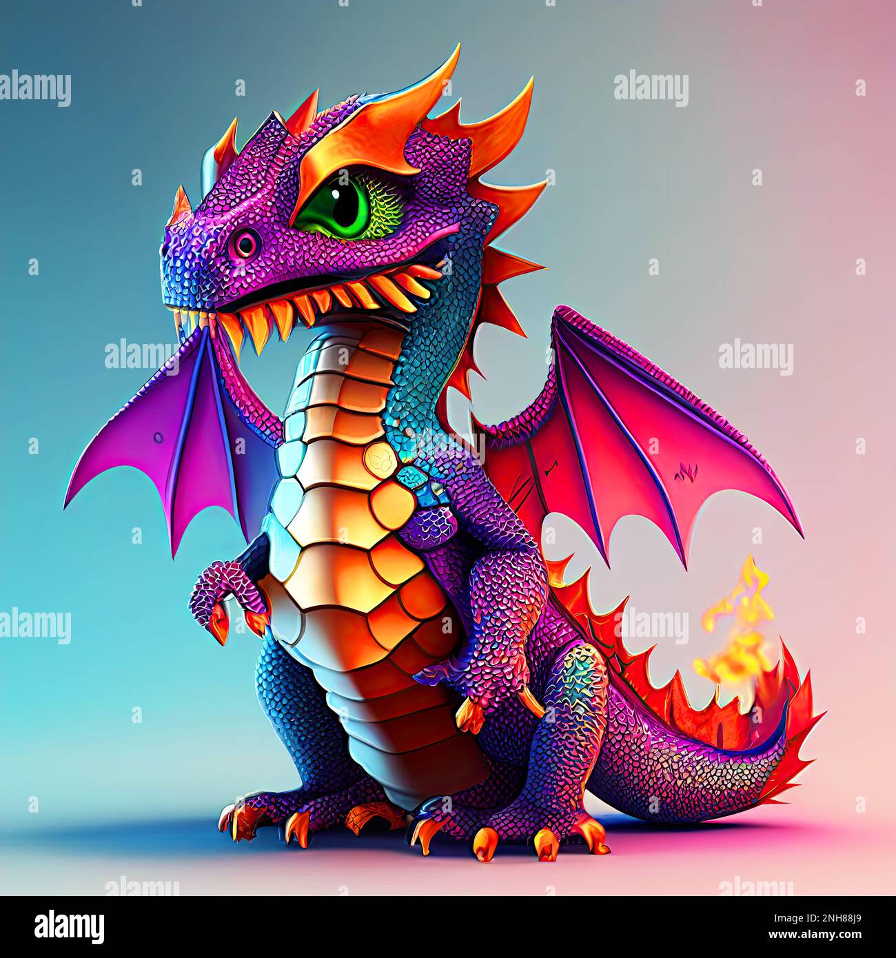 Joyful dragon hi-res stock photography and images - Alamy