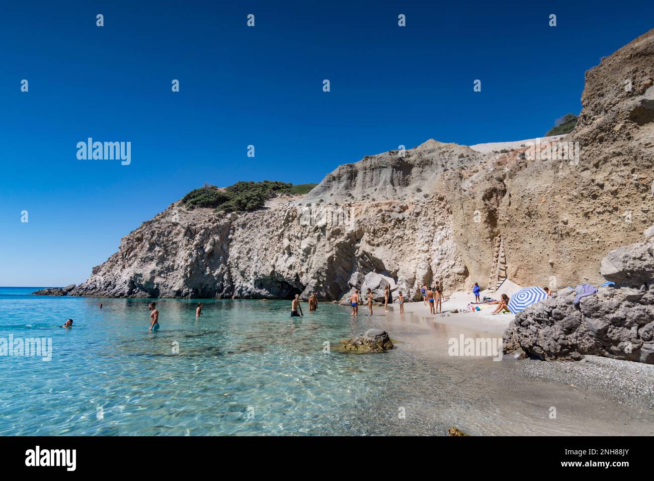 Milos island tsigrado hi-res stock photography and images - Alamy
