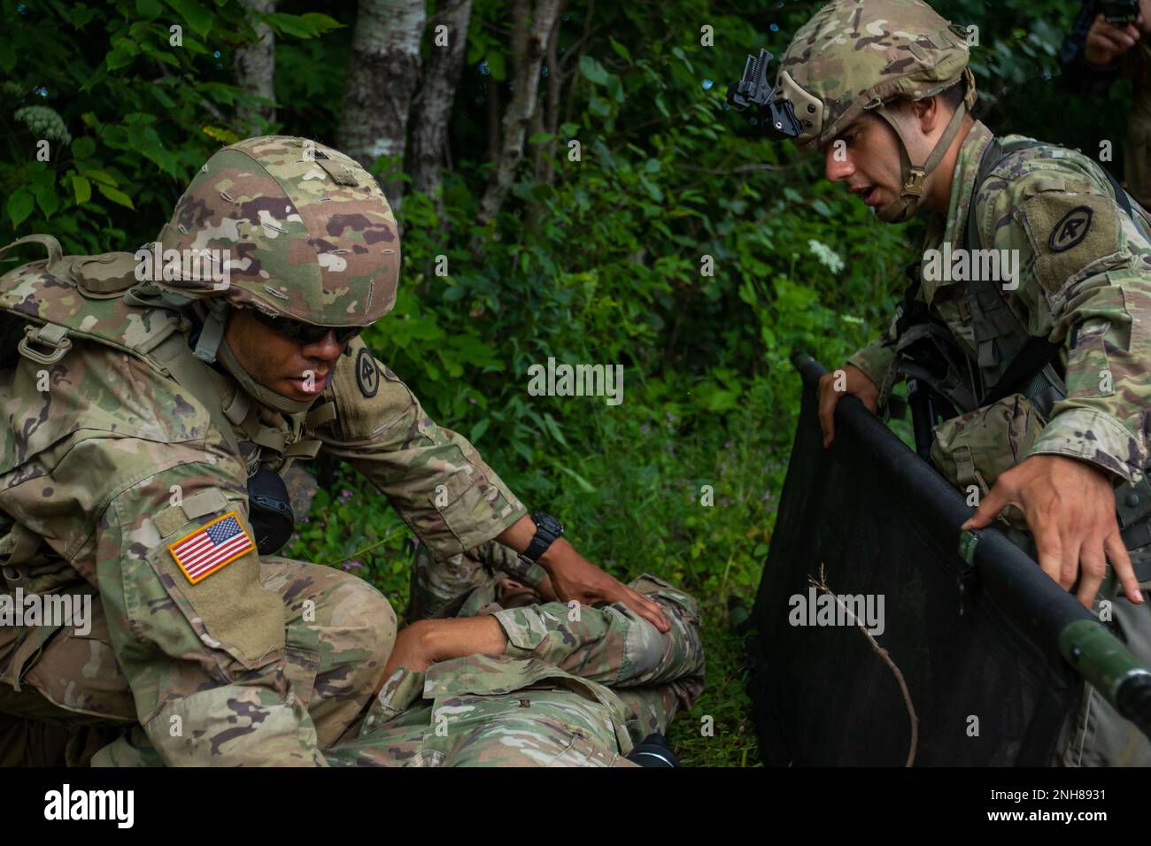Soldiers from 3rd Battalion, 112th Field Artillery Regiment, 44th Infantry Brigade Combat Team ...