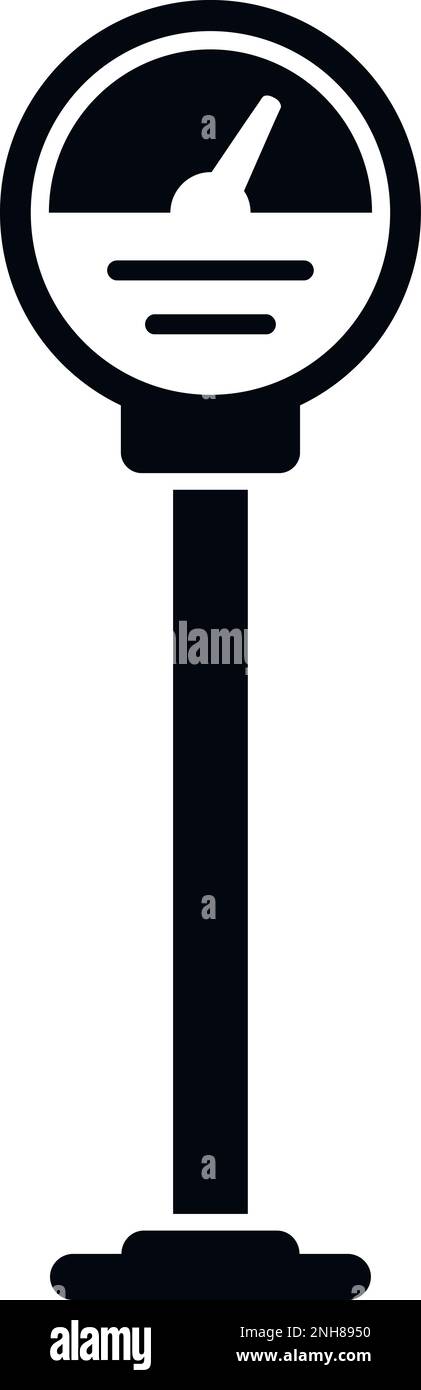 Paid parking icon simple vector. Car park. Space security Stock Vector ...