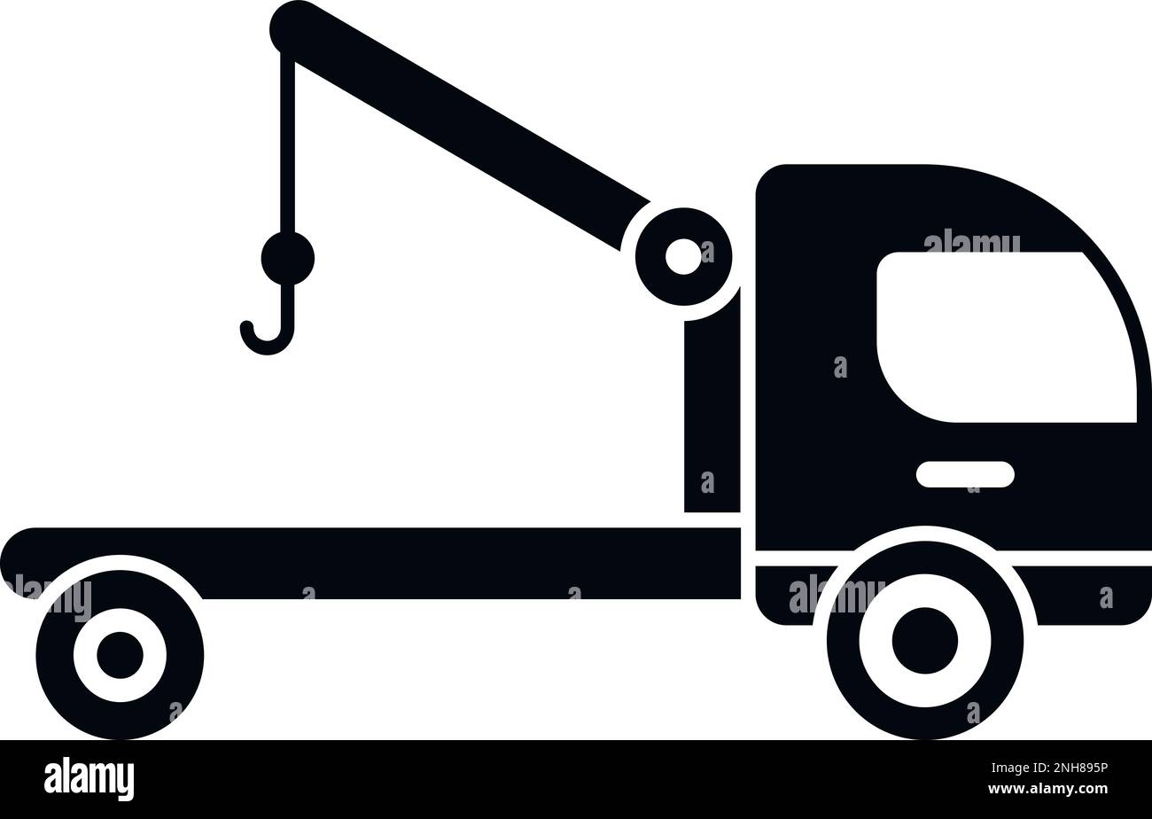 Tow car icon simple vector. Parking space. Zone gate Stock Vector Image ...