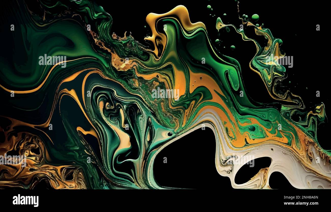 Luxury abstract wallpaper green marble and gold texture background ...