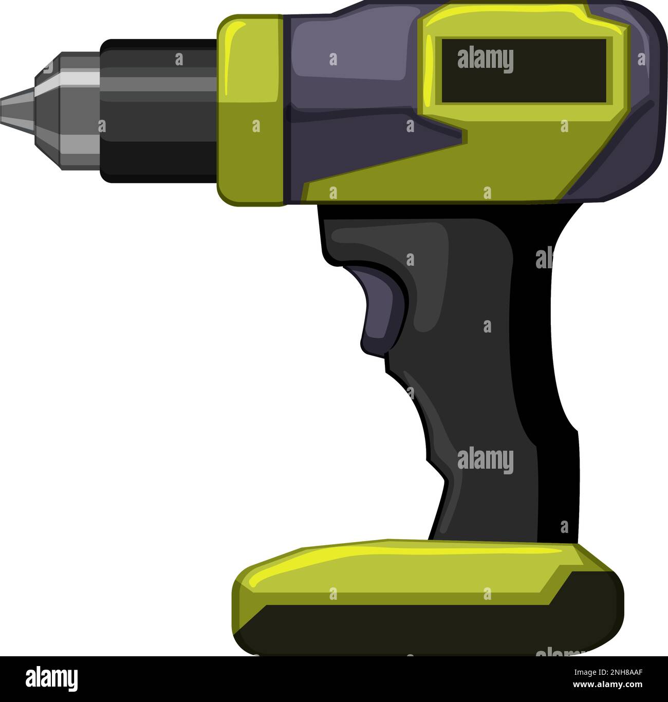 electric drill cartoon vector illustration sign color Stock Vector ...