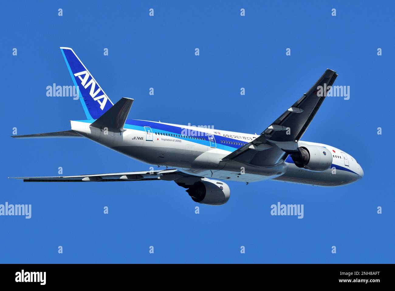 Tokyo, Japan - December 26, 2020: All Nippon Airways (ANA) Boeing B777 ...