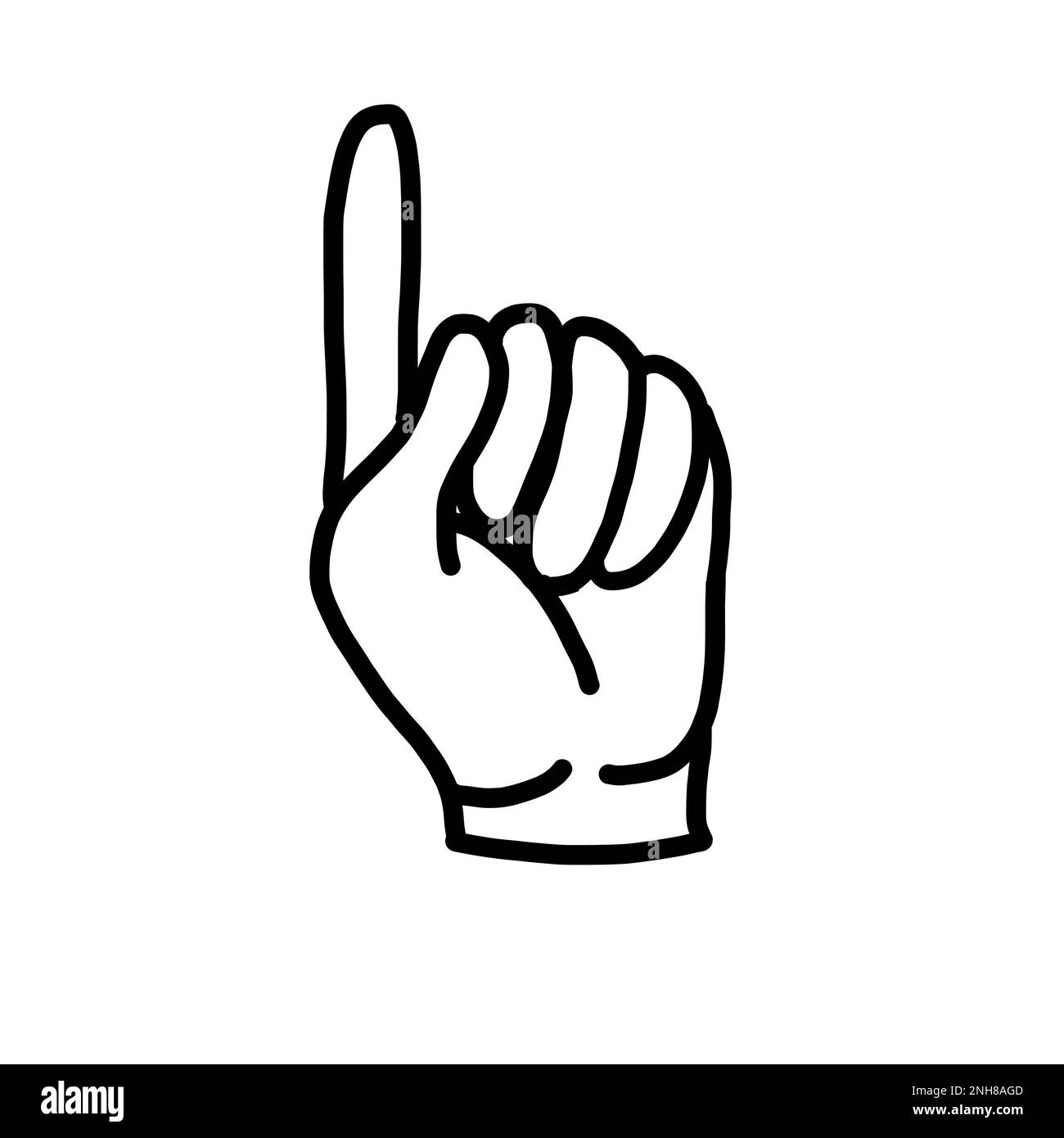 Finger Clip Art Black And White