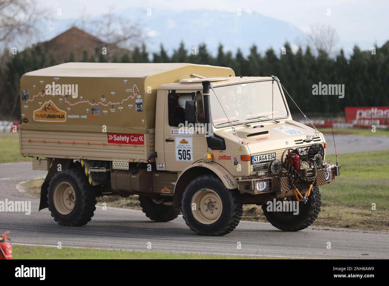 KOCAELI, TURKEY - DECEMBER 26, 2021: Unimog performance during Turkish ...