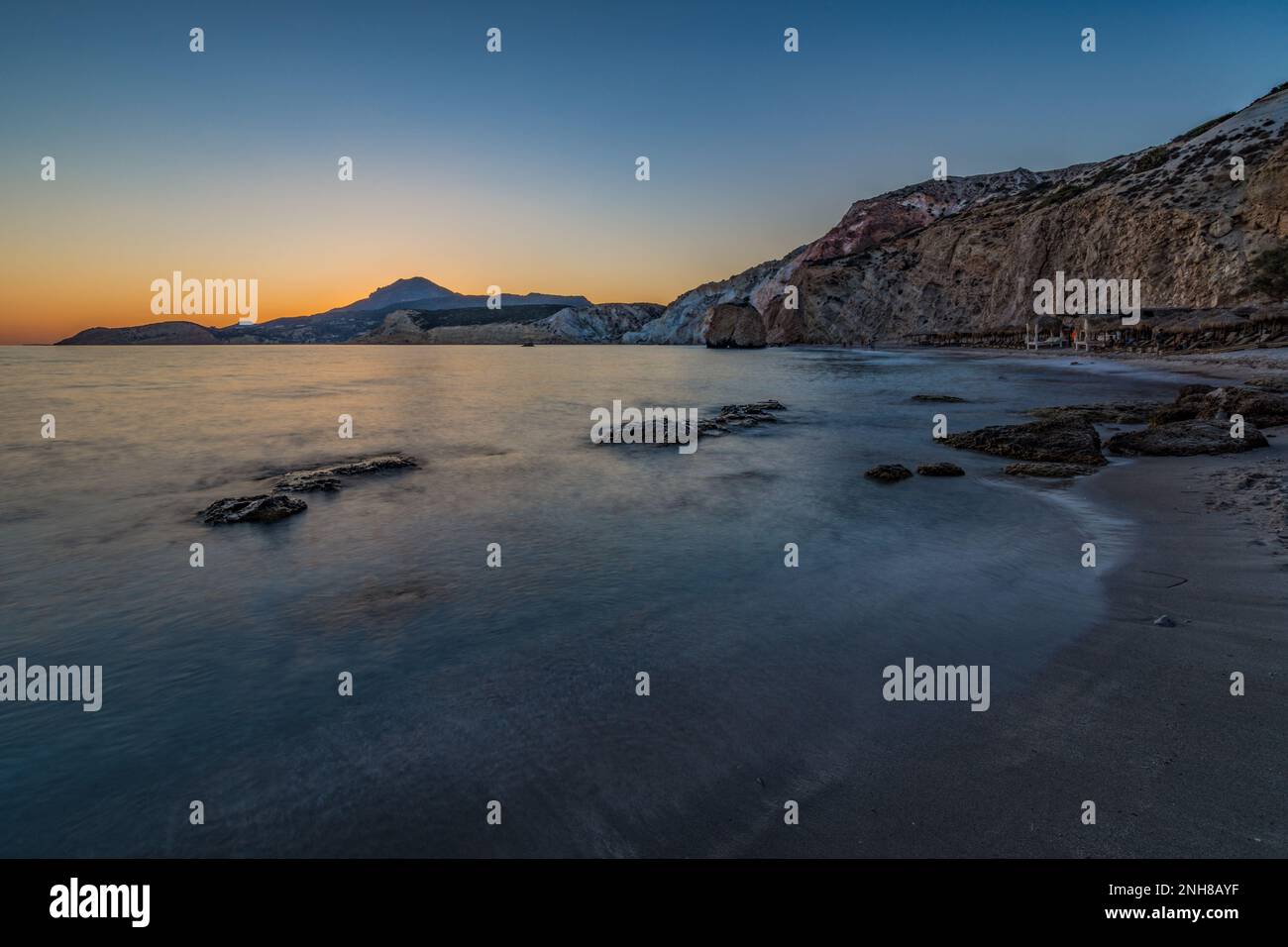 Firiplaka milos sunset hi-res stock photography and images - Alamy