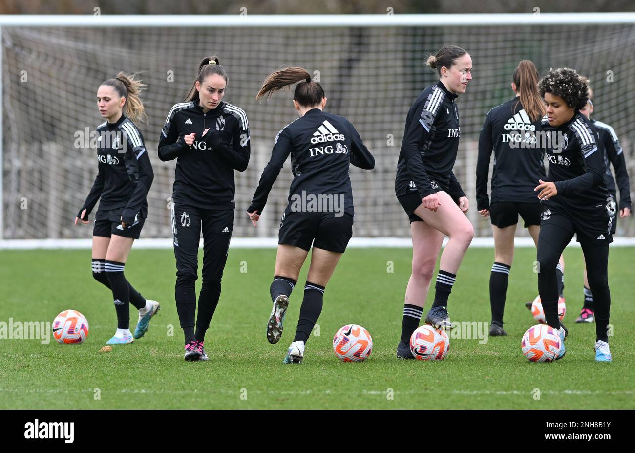 Marlow, UK. 21st Feb, 2023. Jill Janssens of Belgium, Tessa Wullaert of ...