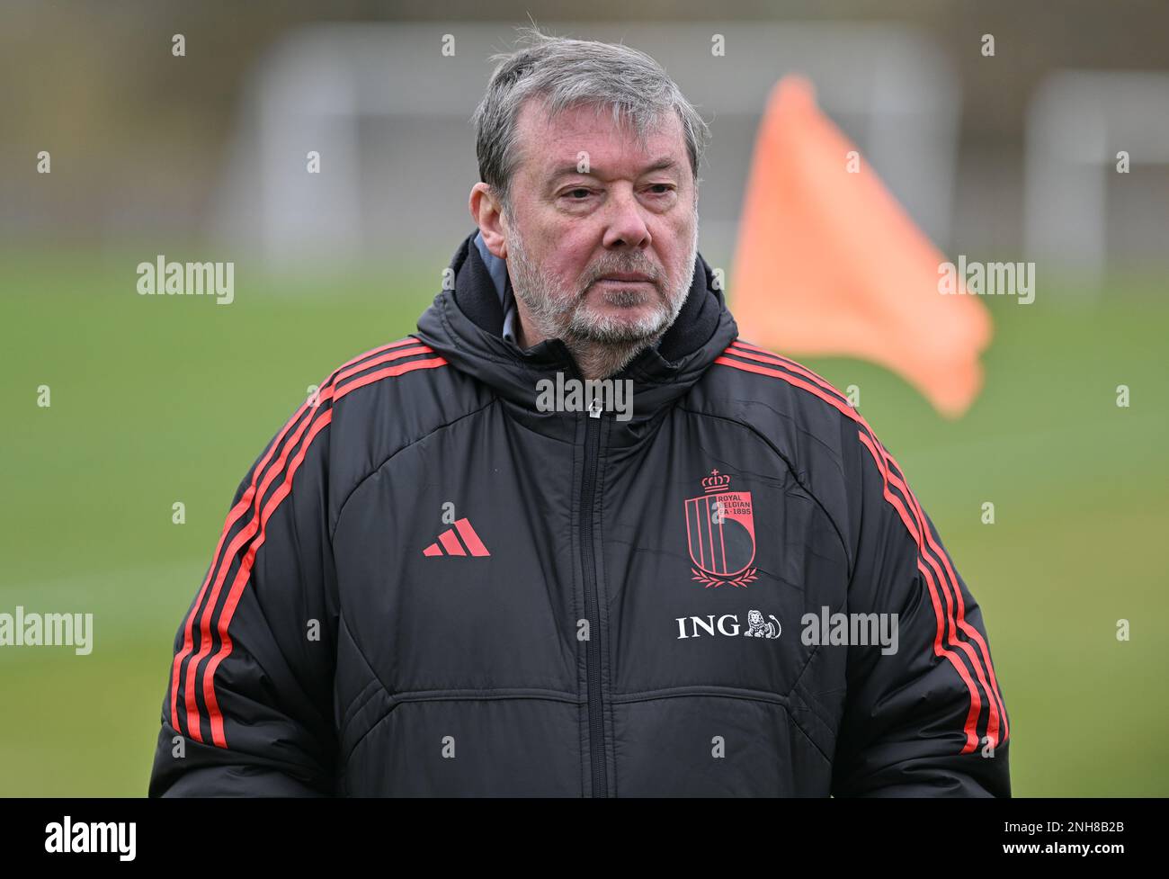 Marlow, UK. 21st Feb, 2023. Press Officer Stefan Van Loock of Belgium ...
