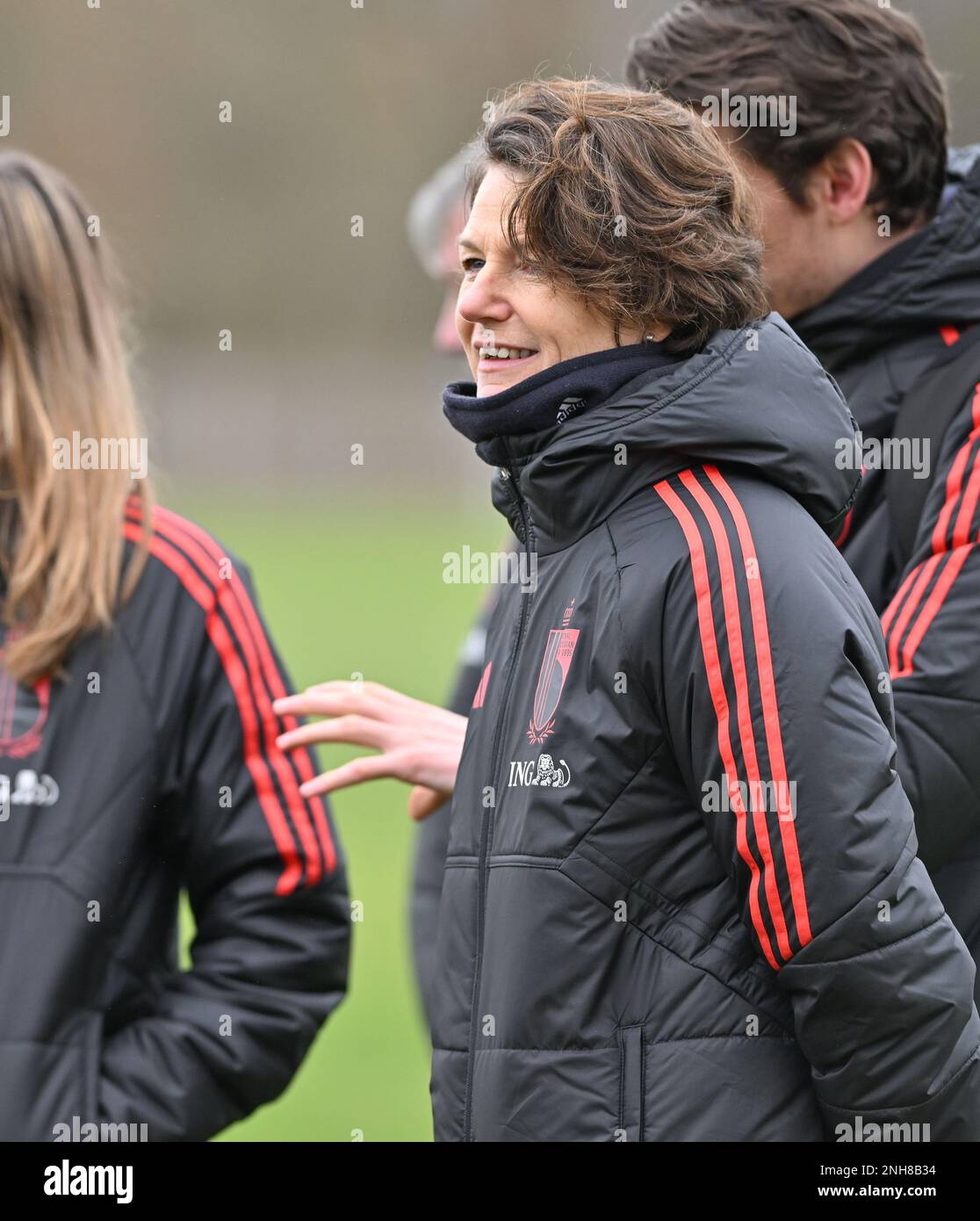 Marlow, UK. 21st Feb, 2023. physiotherapist Fabienne Van De Steene of ...