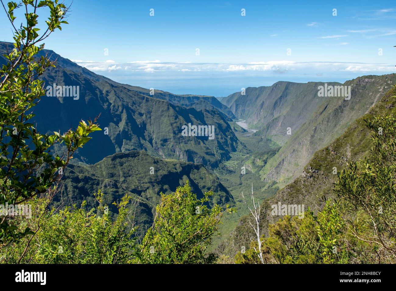 Vallee de la Riviere des Remparts, Reunion Stock Photo - Alamy