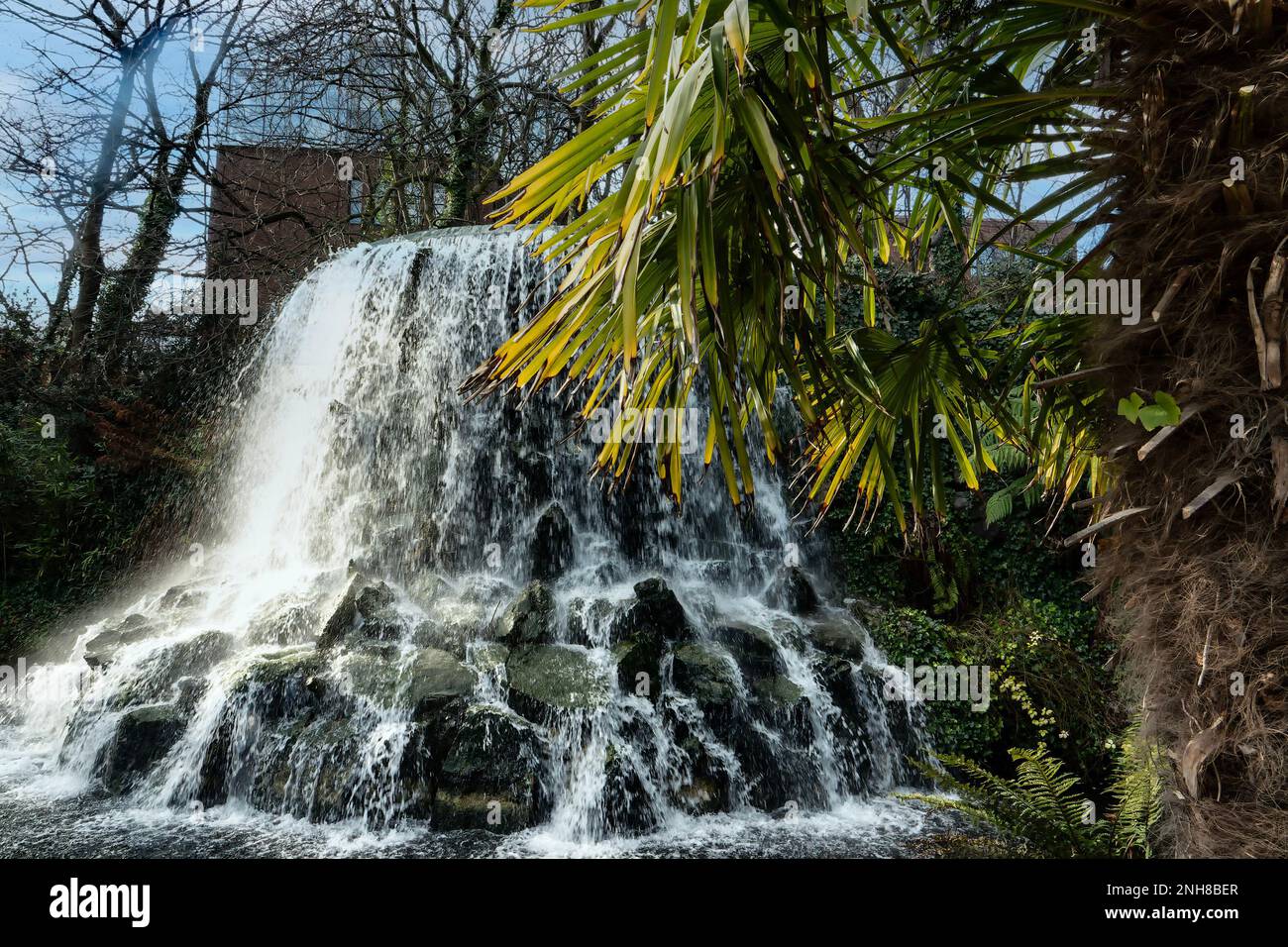 The fountain in Iveagh Gardens Park, Dublin Stock Photo - Alamy
