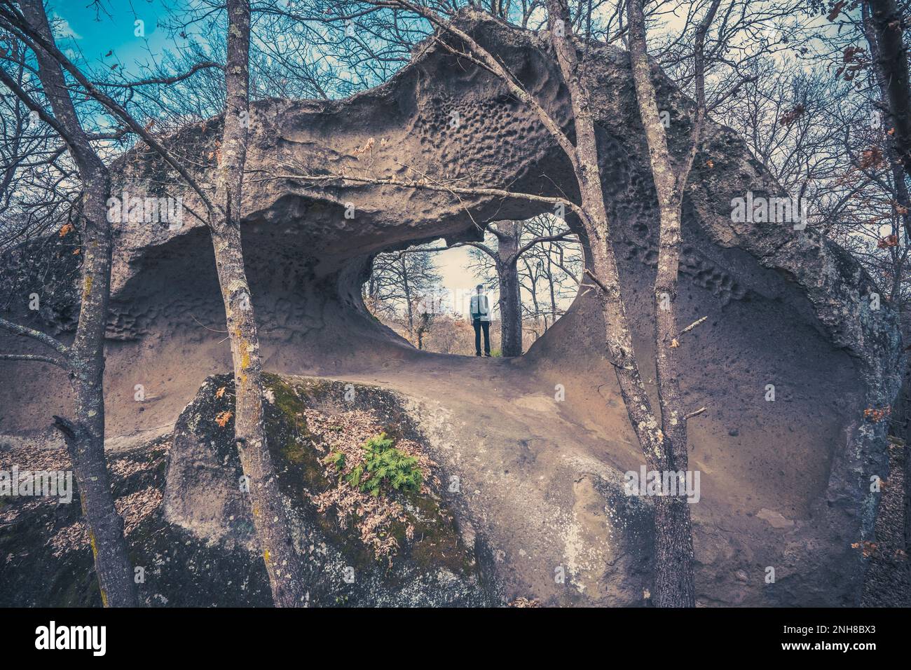 Stargate (Corviano national monument, Lazio - Italy Stock Photo - Alamy