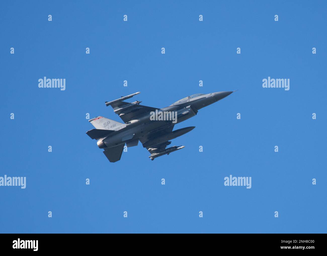 Spangdahlem, Germany. 07th Feb, 2023. An F-16 Fighting Falcon two ...