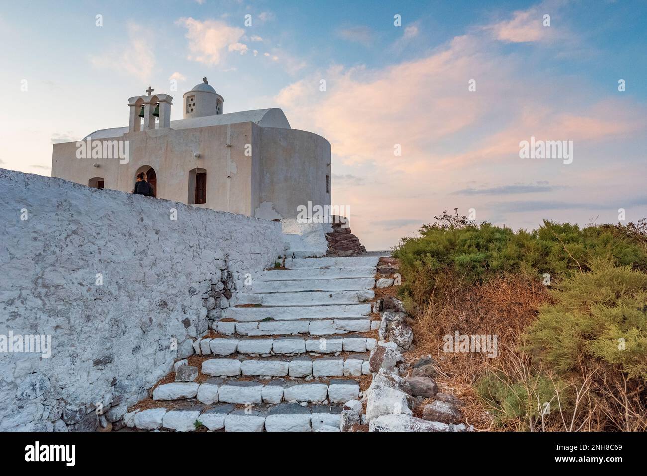 Venetian castle plaka milos hi-res stock photography and images - Alamy