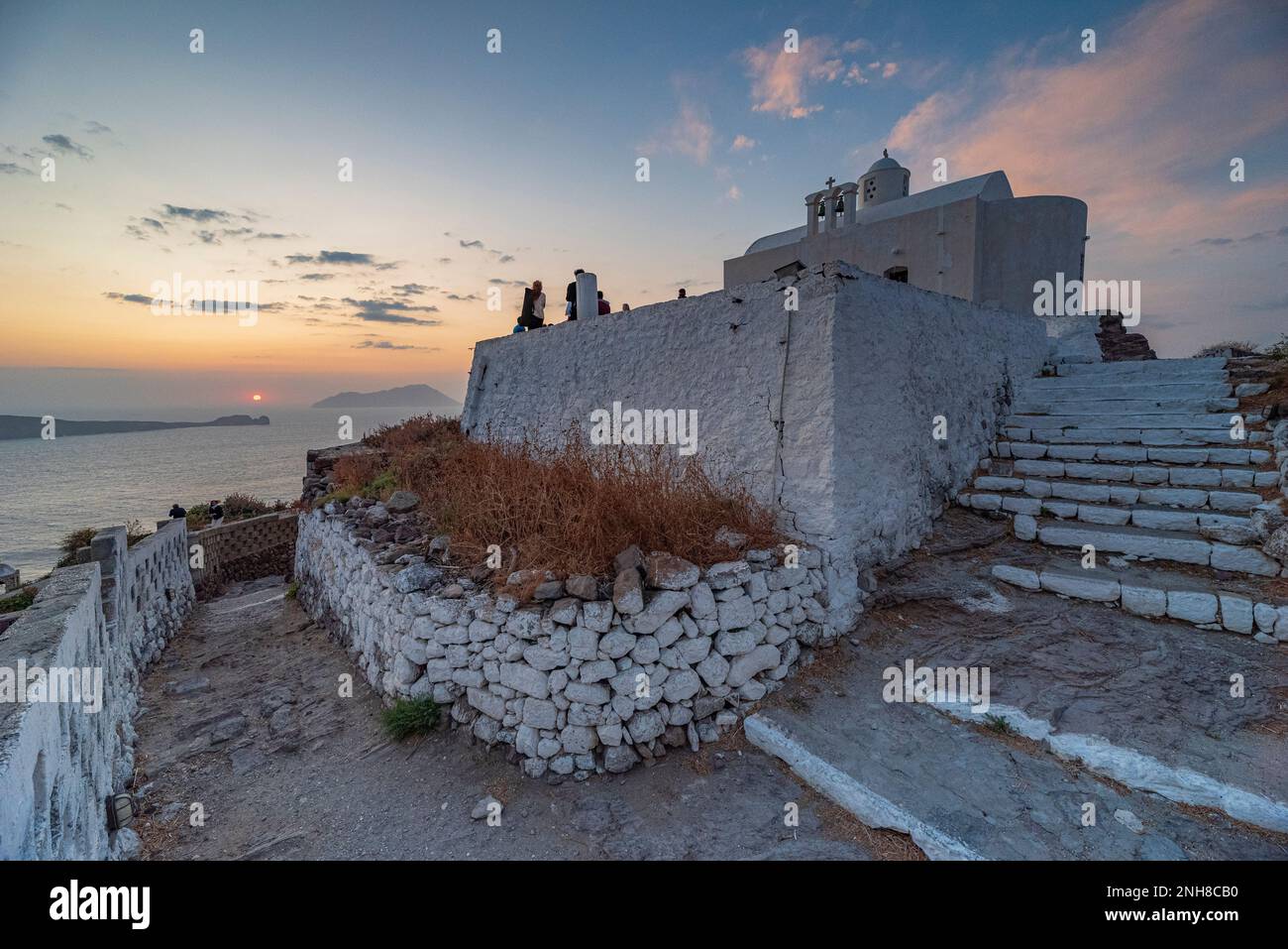View from milos castle hi-res stock photography and images - Alamy