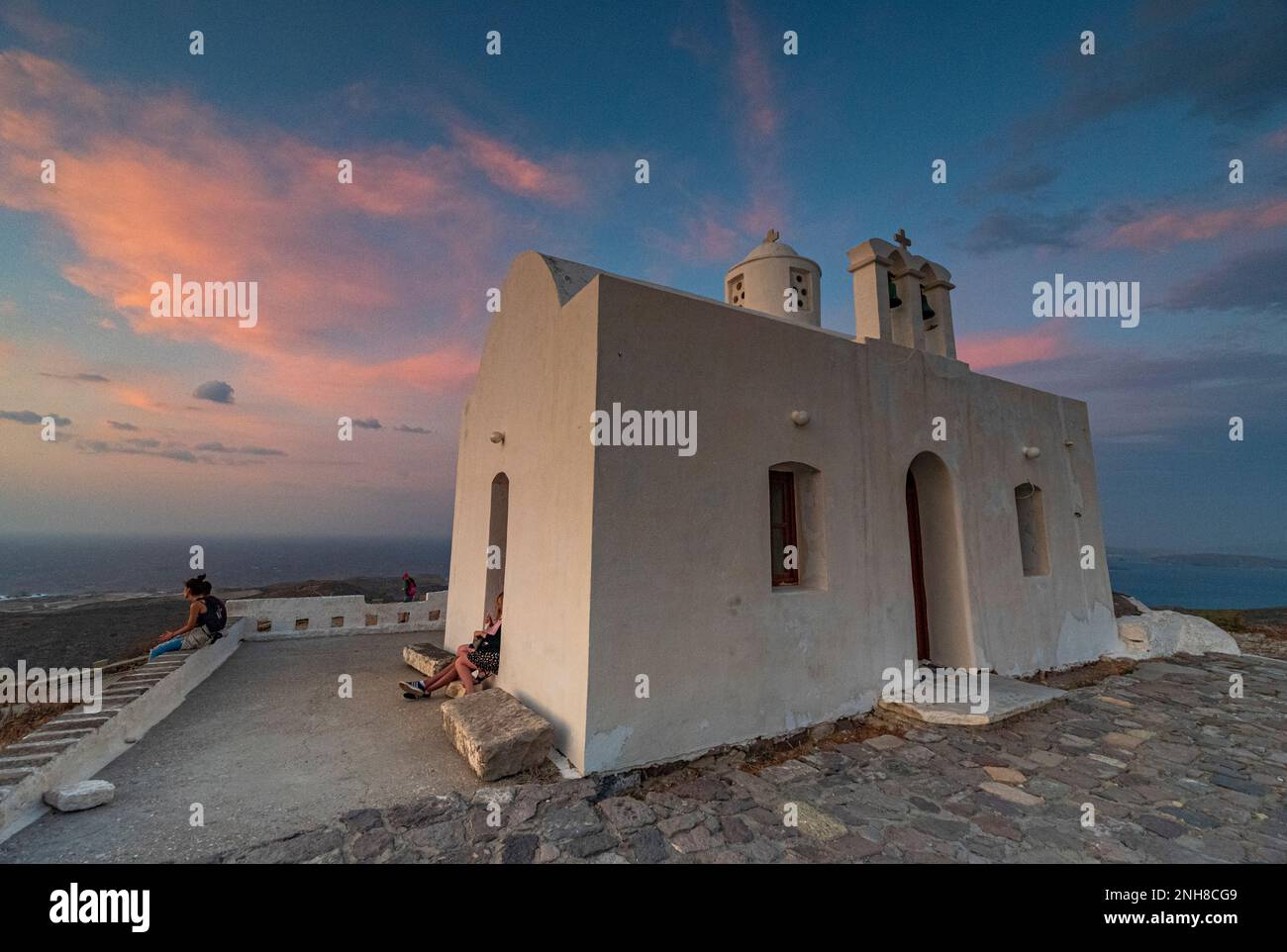 Venetian castle plaka milos hi-res stock photography and images - Alamy