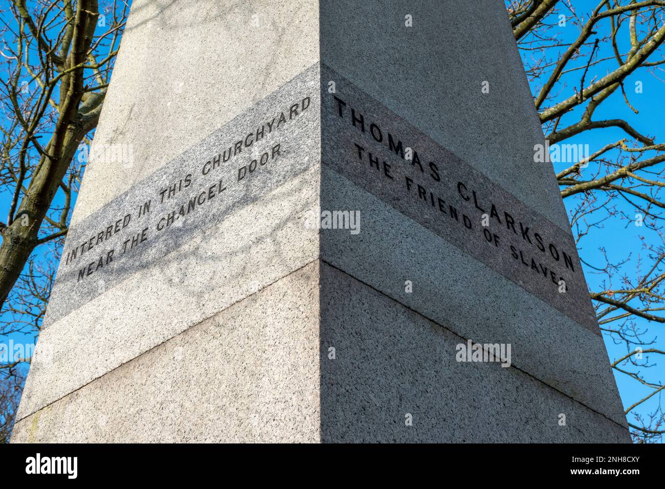 The Obelisk of Thomas Clarkson,St Mary’s Church, Playford, Suffolk ...