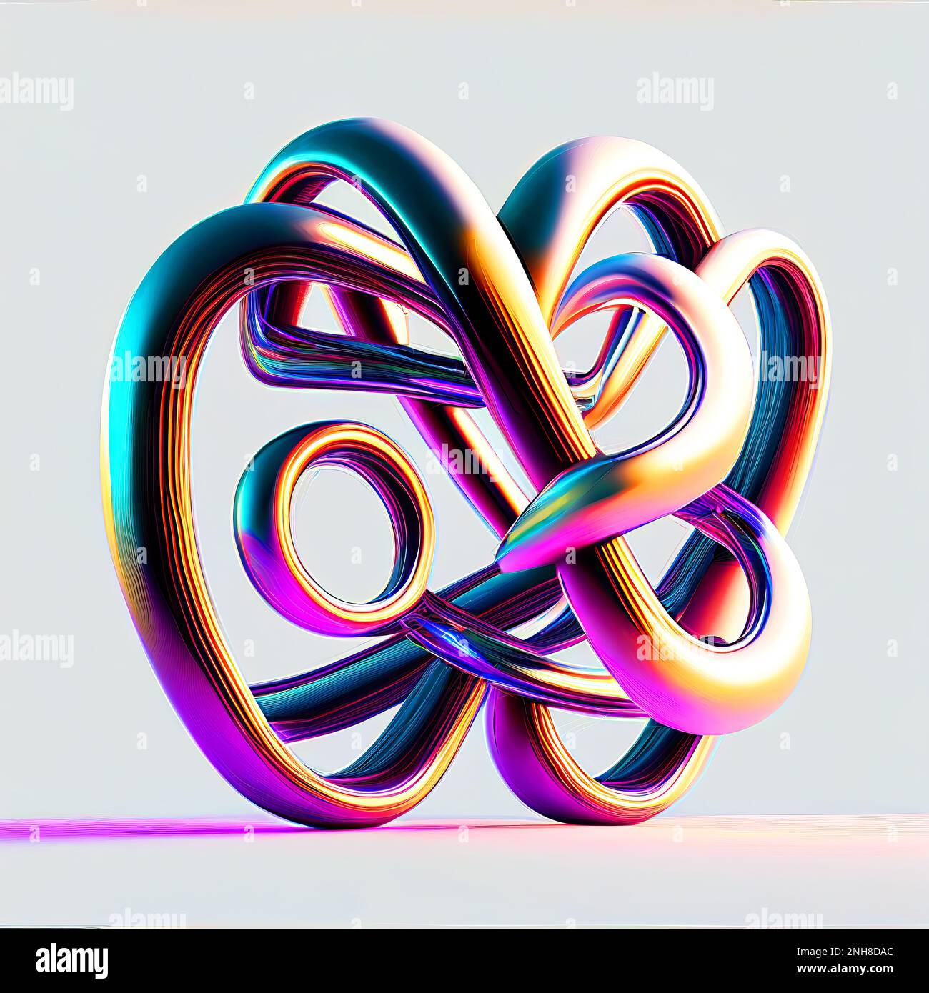 Abstract shapes, augmented reality shapes. Futuristic idea Stock Photo ...