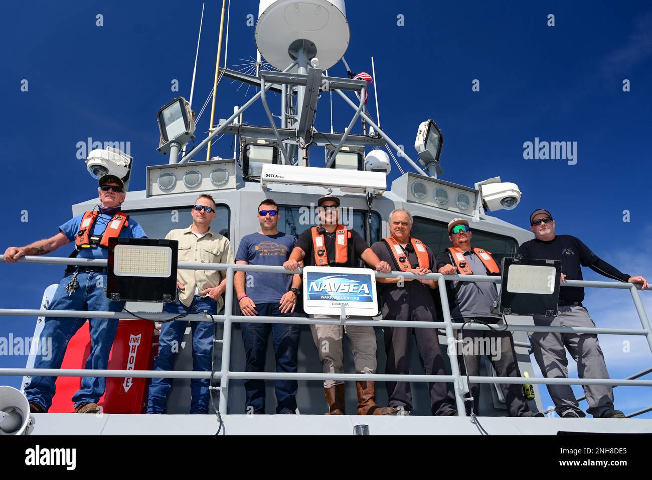From left, Assistant Chief Engineer Danny McKenzie, Captain Michael ...