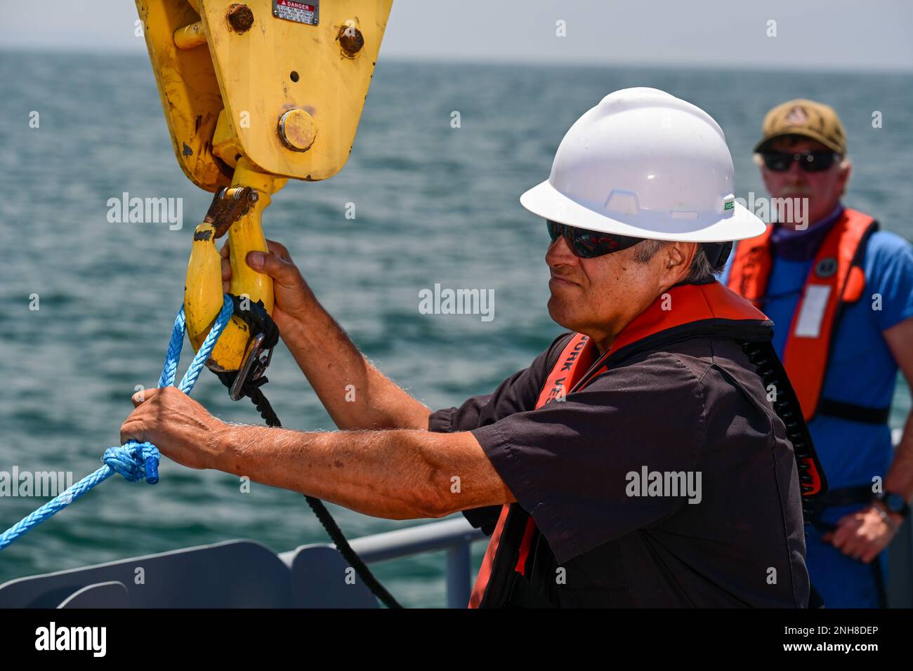 From left, Chief Engineer Decio Andrade and Assistant Chief Engineer ...