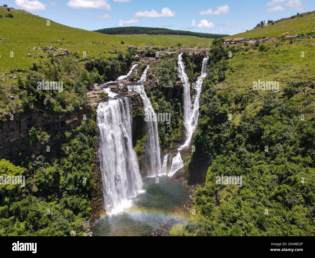 Drone view lisbon waterfall near hi-res stock photography and images ...
