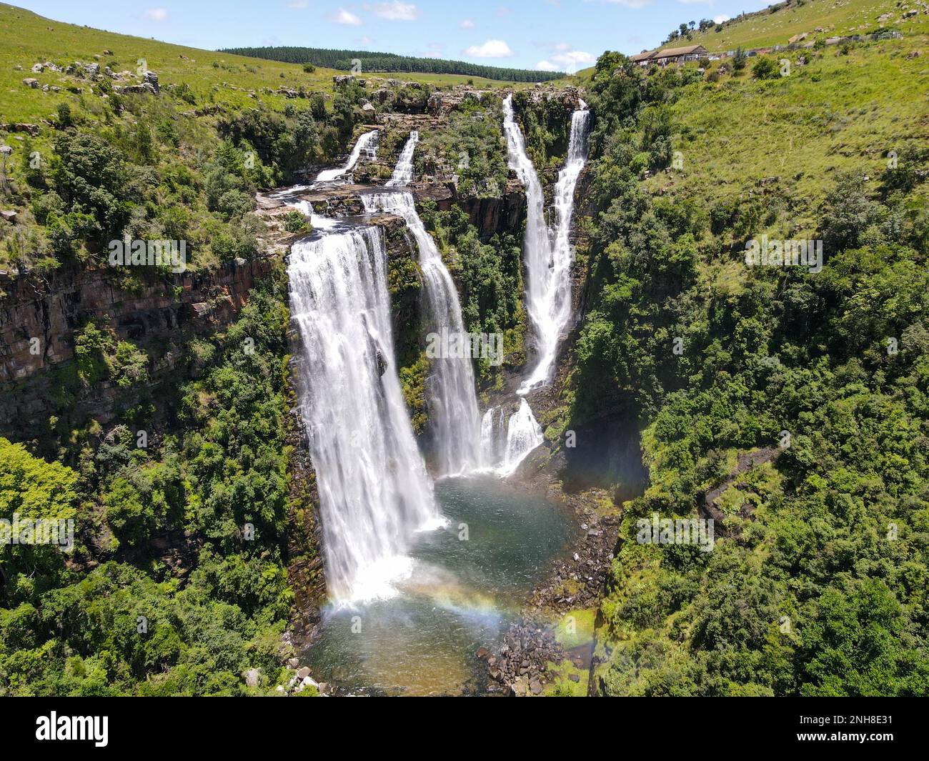 Drone view lisbon waterfall near hi-res stock photography and images ...