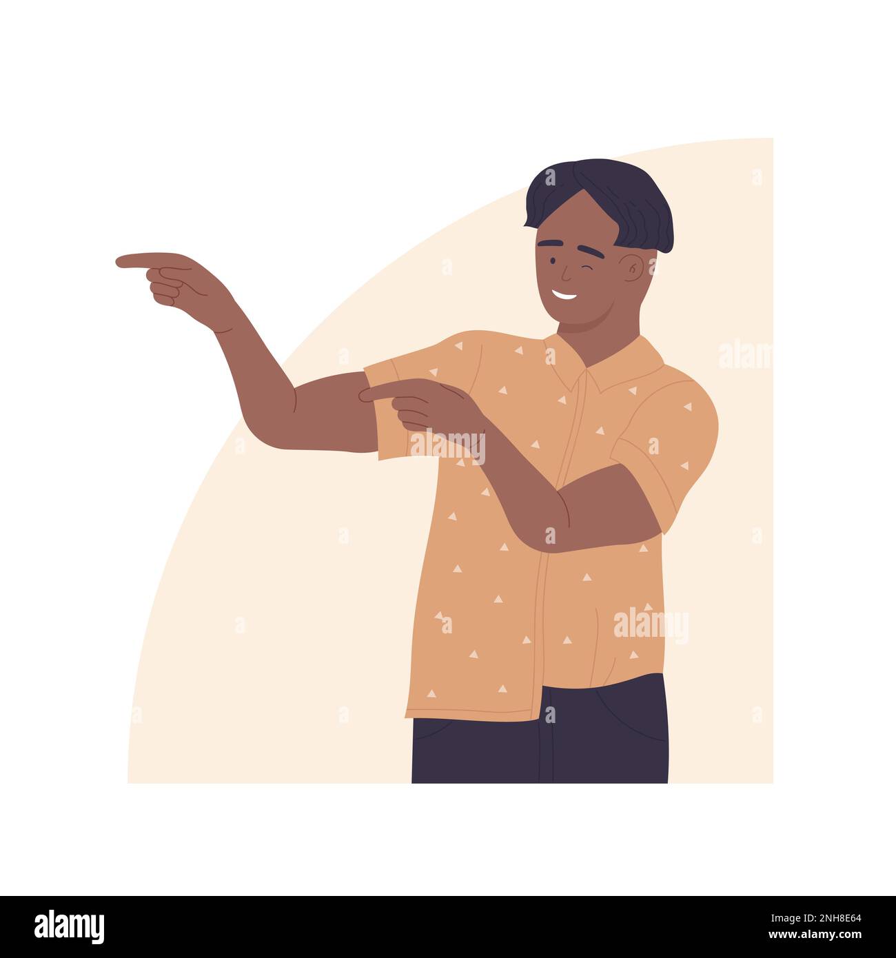 Smiling boy shows geometric object. Geometry shapes demonstration ...