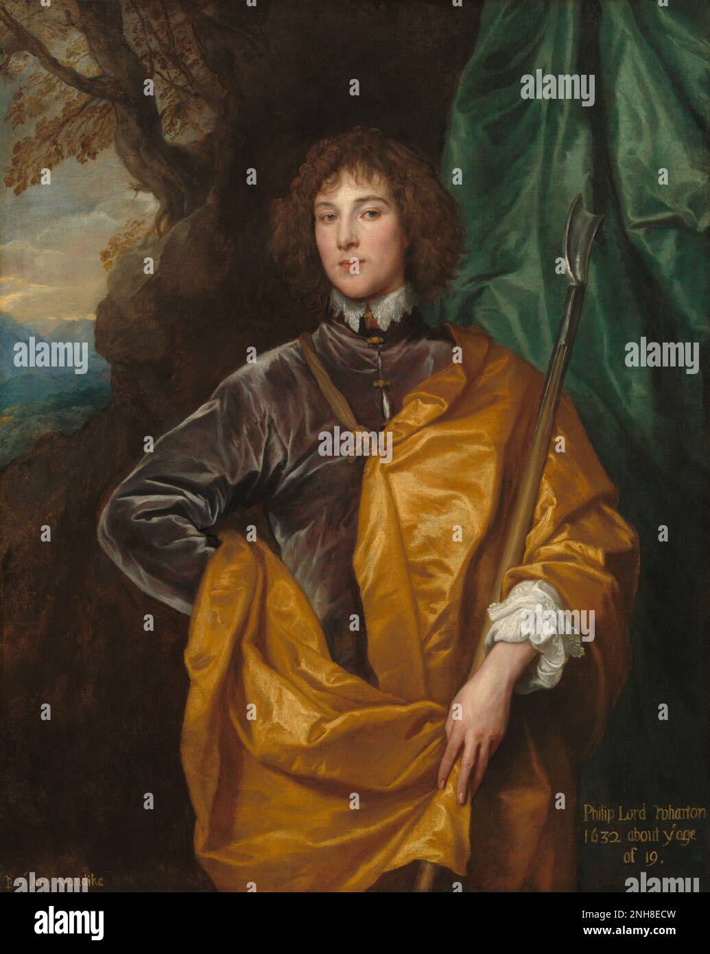 Anthony van Dyck Philip, Lord Wharton 1632 Stock Photo - Alamy