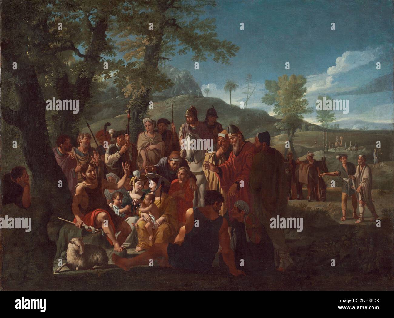 Willem Reuter Saint John the Baptist Preaching c. 1665 Stock Photo - Alamy