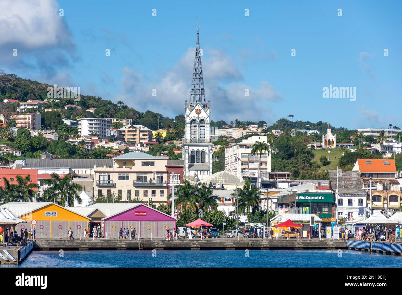St. Louis Cathedral ( Cathédrale Saint-Louis) and city centre, Fort-de ...