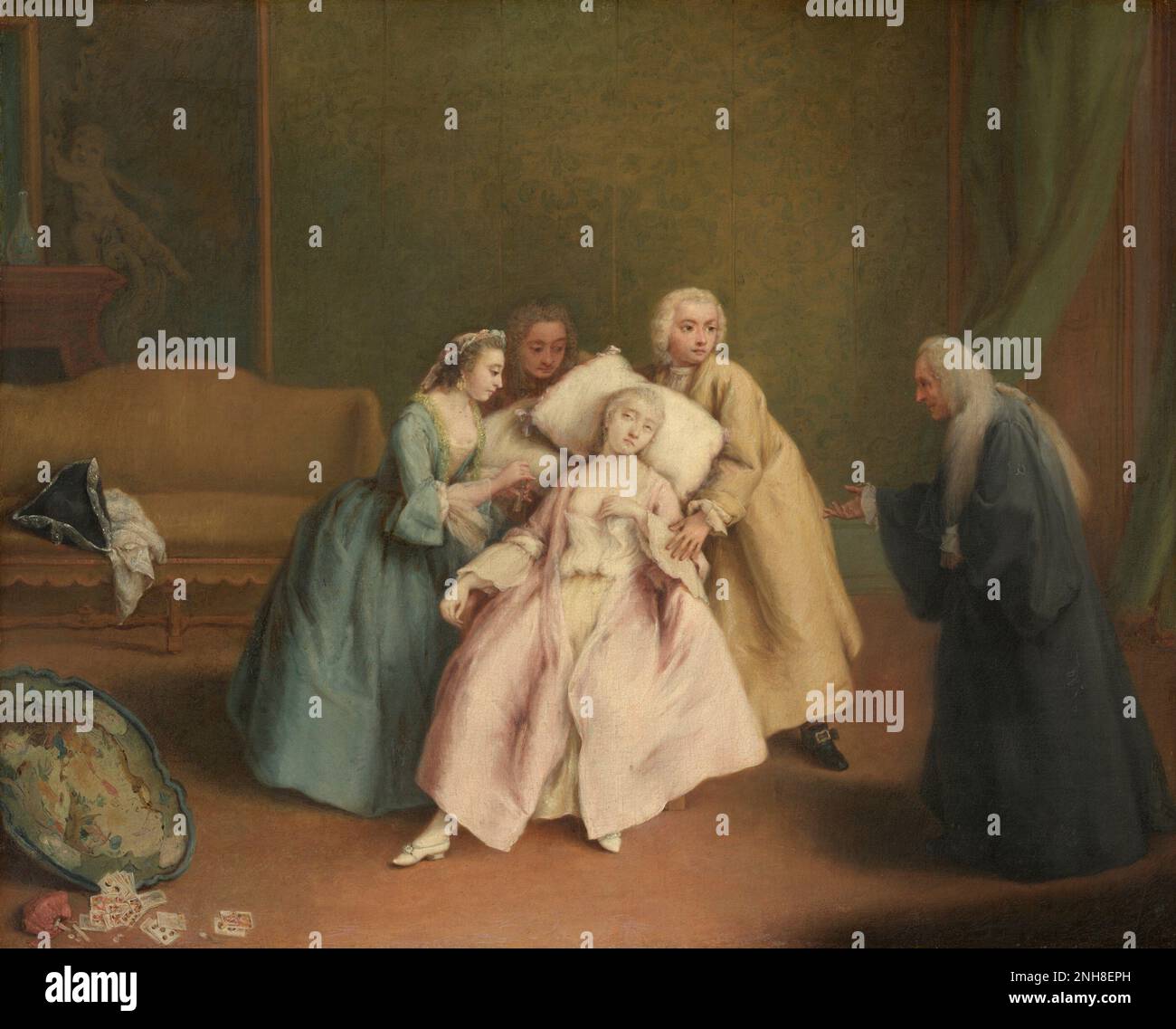 Pietro Longhi The Faint c. 1744 Stock Photo - Alamy