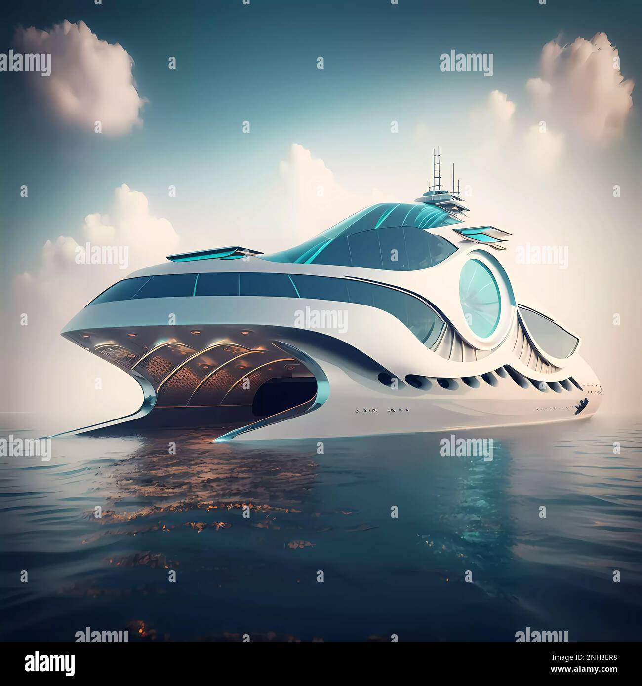 Futuristic ship hi-res stock photography and images - Alamy
