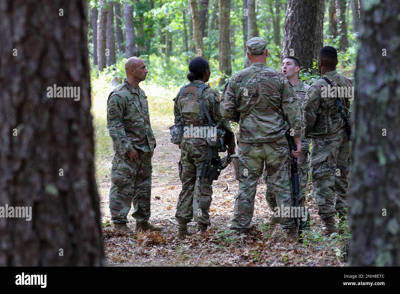 Soldiers with the 450th Civil Affairs Battalion conduct a Key leader ...
