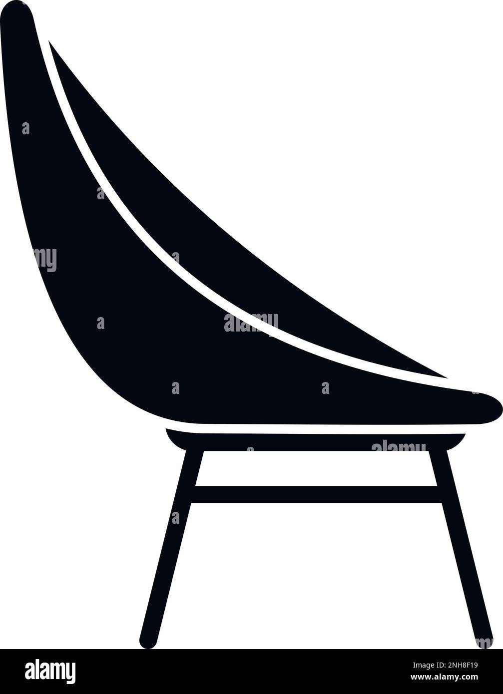 Lounge chair icon simple vector. Interior sofa. Relax vip Stock Vector ...